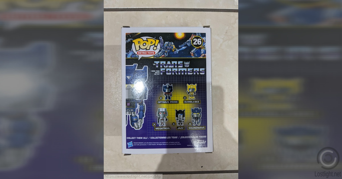 Funko Pop! Soundwave | Lost light