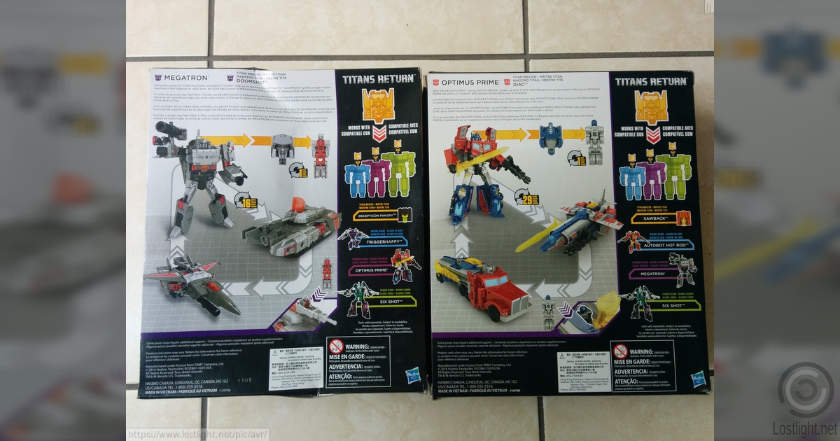 Hasbro Titans return Megatron (V... | Lost light